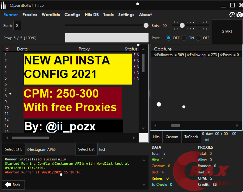 Openbullet/SilverBullet Config