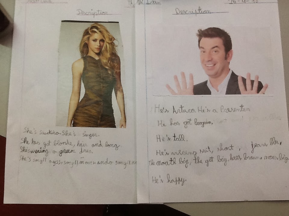 Primary English: Description of famous people