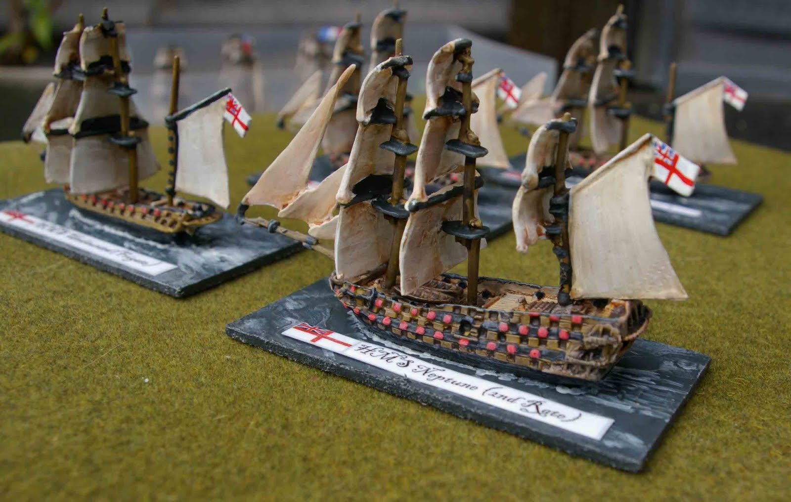 Tim's Tanks: 1/1200 Napoleonic Naval Battles