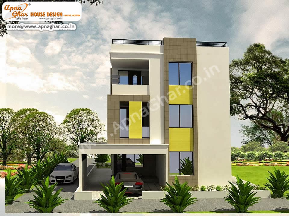 Modern 5 Bedrooms Triplex House Design in 240m2 (12m X 20m) | Bill ...