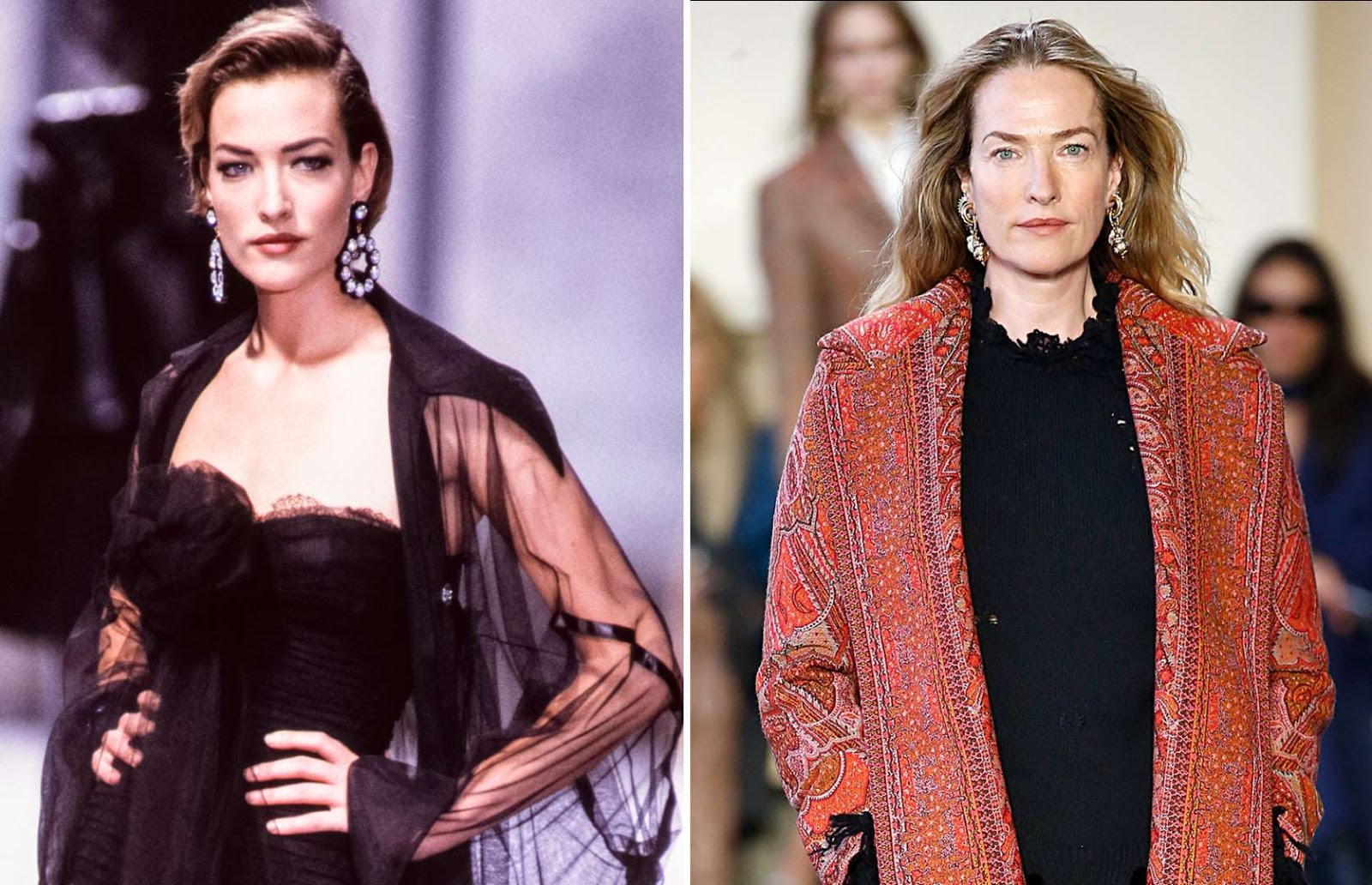 Amazing Then and Now Photos of 30 Iconic Supermodels ~ Vintage Everyday