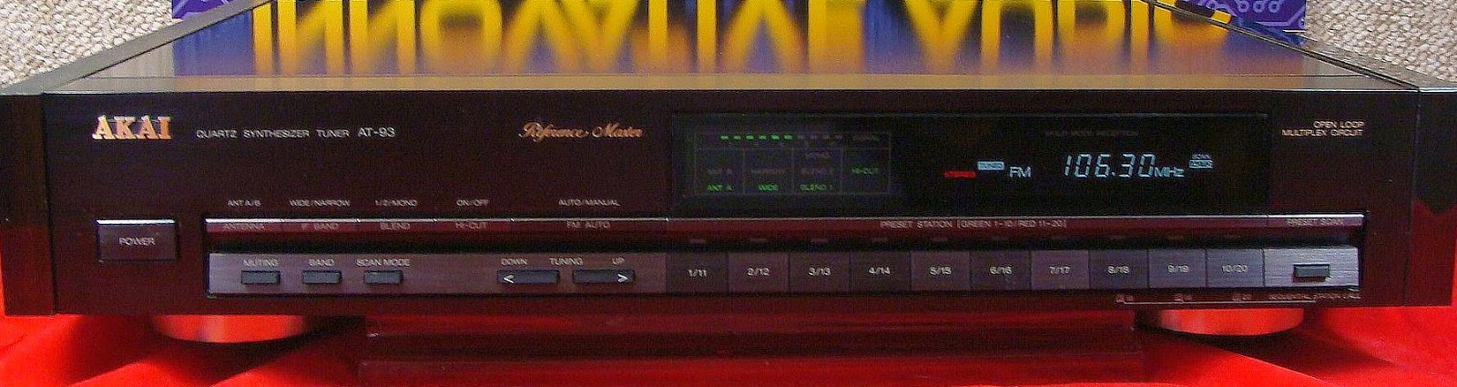Akai AT-93 - Digital Tuner | AudioBaza