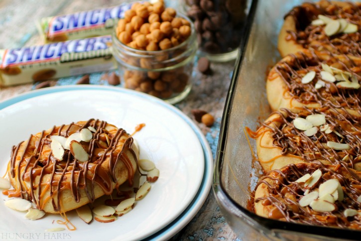Hungry Harps: SNICKERS® Almond Cinnamon Rolls