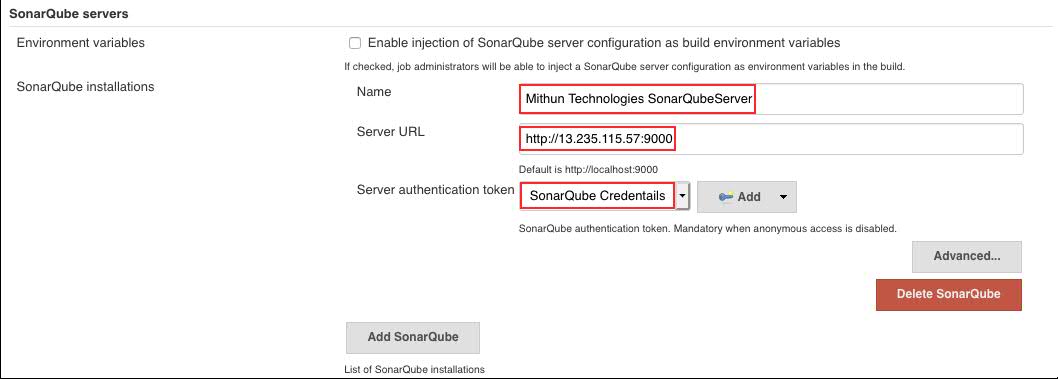DevOps - Mithun Technologies +91-9980923226: SonarQube Server