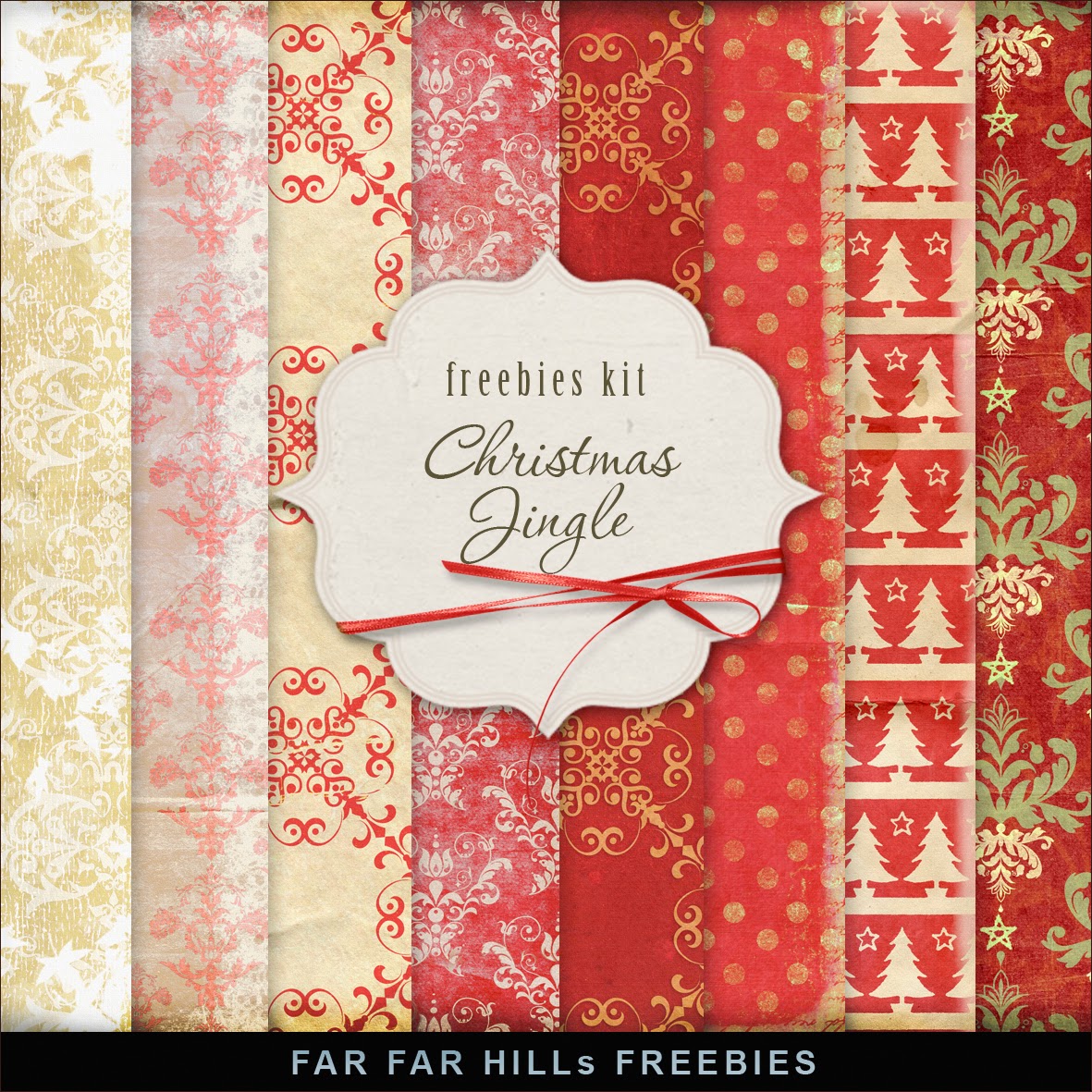 Freebies Kit of Background - Christmas Jingle:Far Far Hill - Free ...