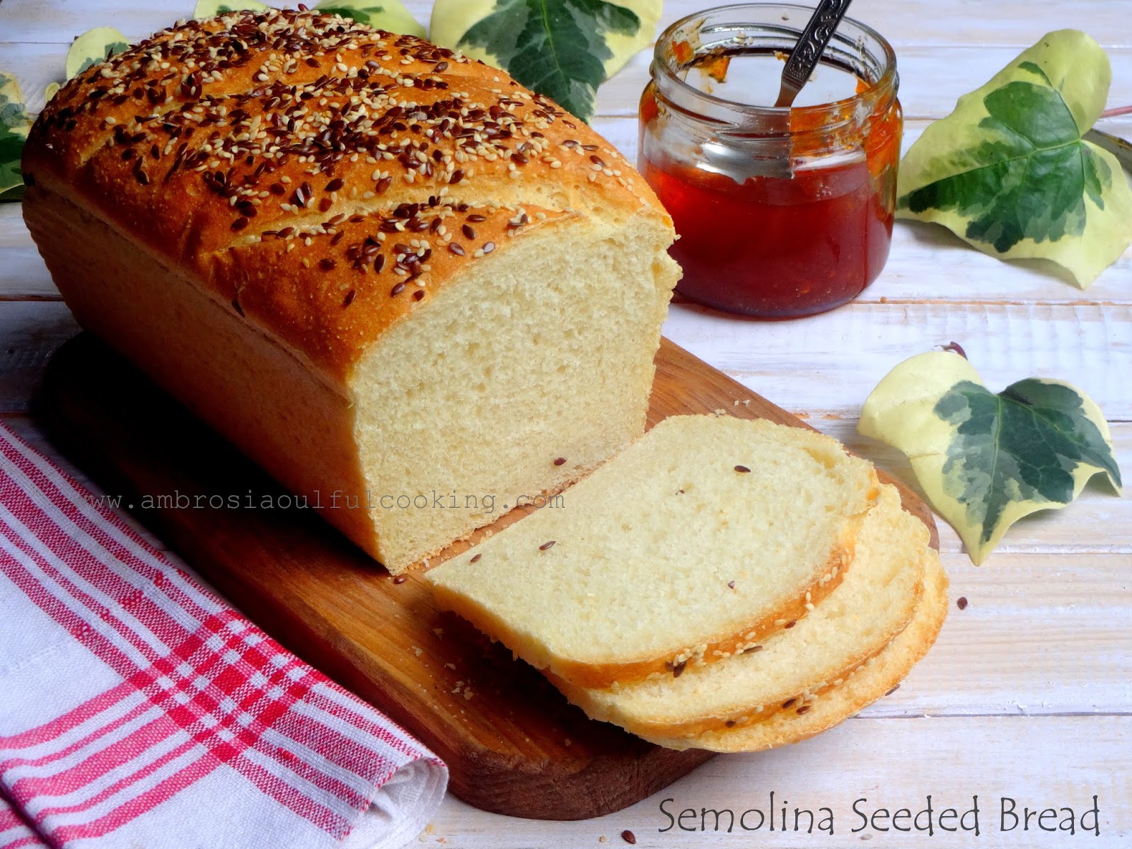 Light As Air Semolina Seed Bread | Ambrosia