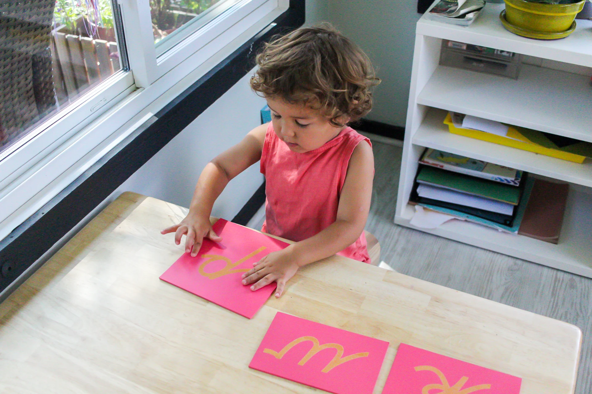 Introducing The Montessori Sandpaper Letters At Home