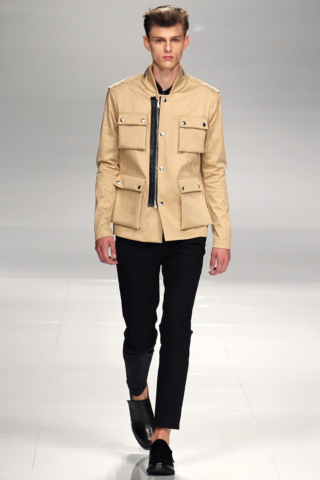 Male Model Otaku: Elvis Jankus: Spring/Summer 2014 【London~Milan~Paris~NY】