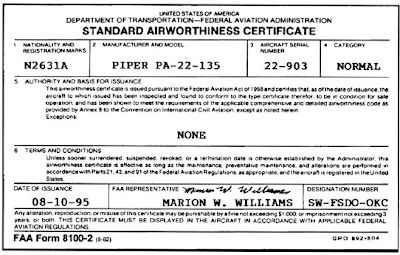 The Logbook: Airworthiness