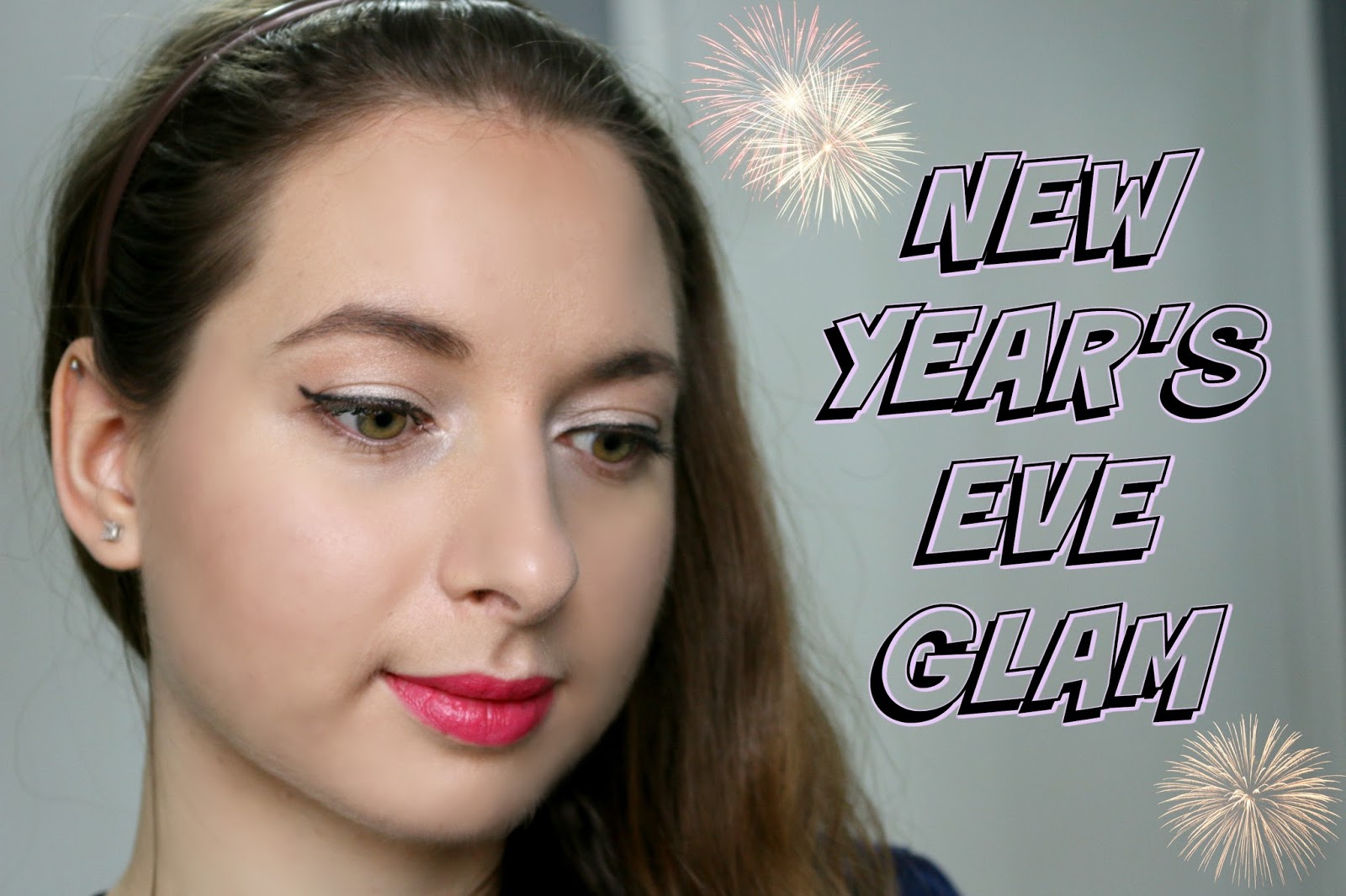 New Years Eve Glam Makeup Tutorial Soft Peachy Gold Eyes Natalie