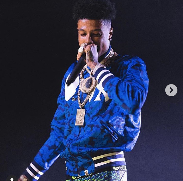 American Artist, Blueface, Signs Autograph On US Dollar And Ladies Backside