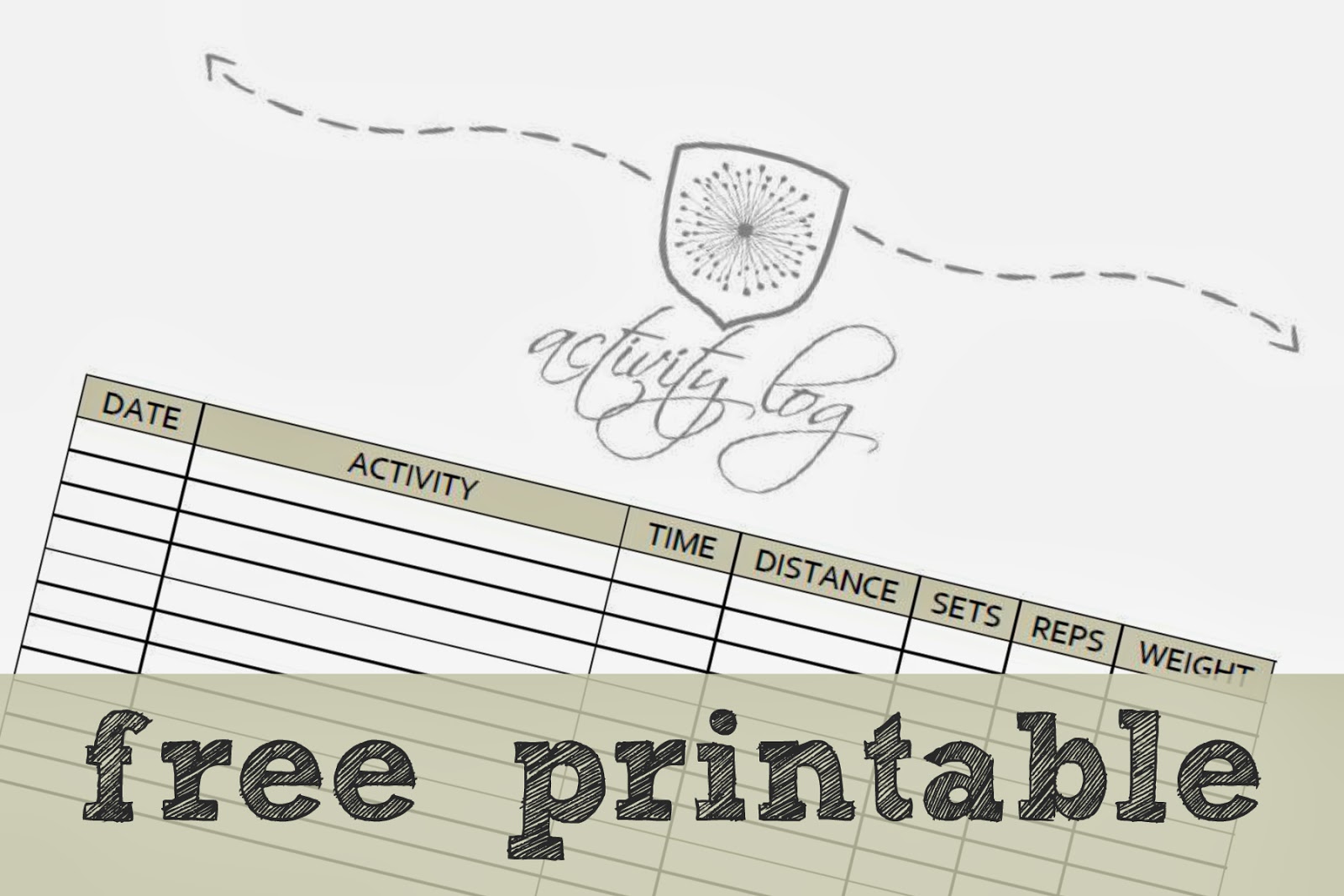 Studiok : Activity Log Printable