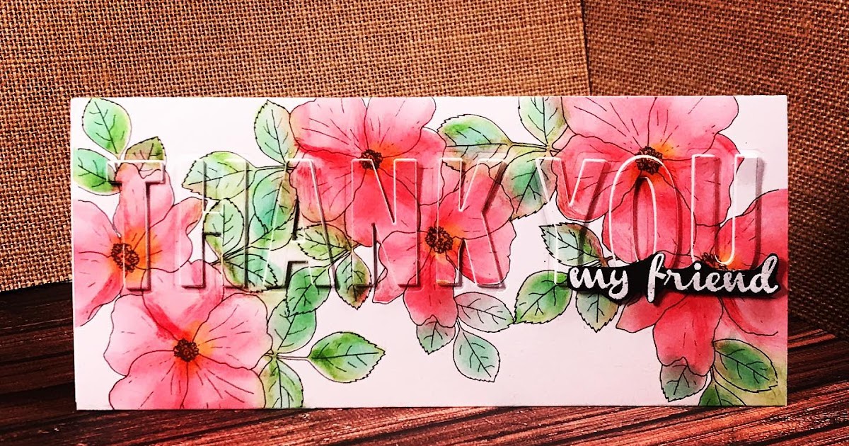 Creative Time With M.E.: Slimline Eclipse Thank You Card