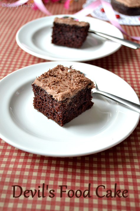Spicy Treats: Devil's Food Cake / Devil's Food Cake With Chocolate ...