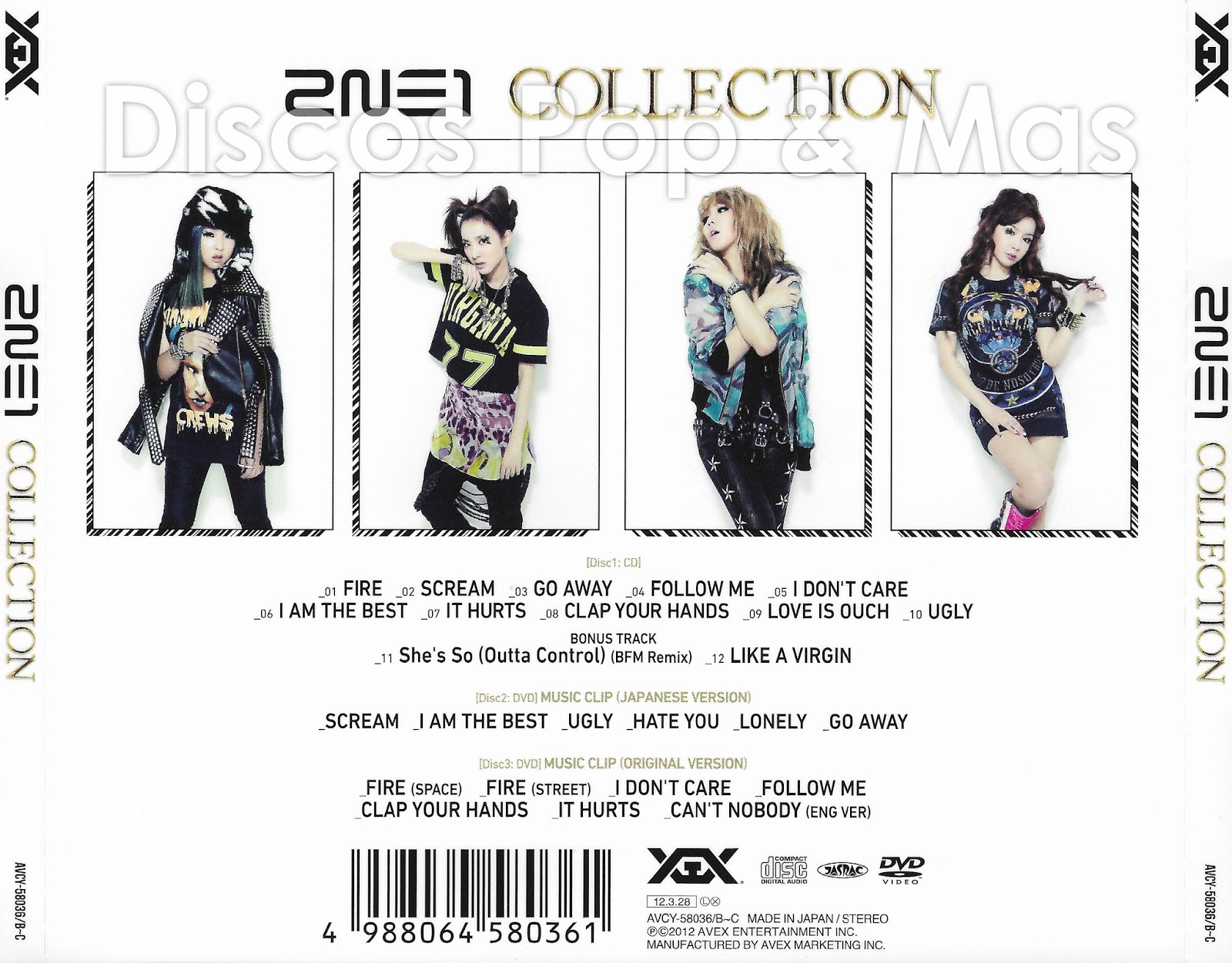 Discos Pop & Mas: 2NE1 - Collection