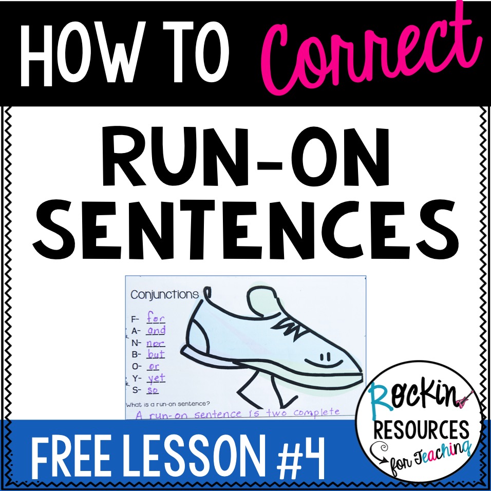 Testing: Writing Mini Lesson #4- Run-On Sentences
