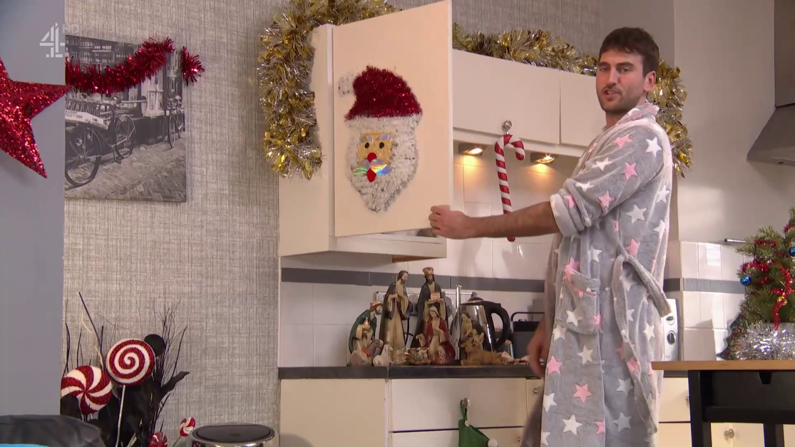 Hollyoaks Off The Charts Jacob Roberts Shirtless In Dressing Gown