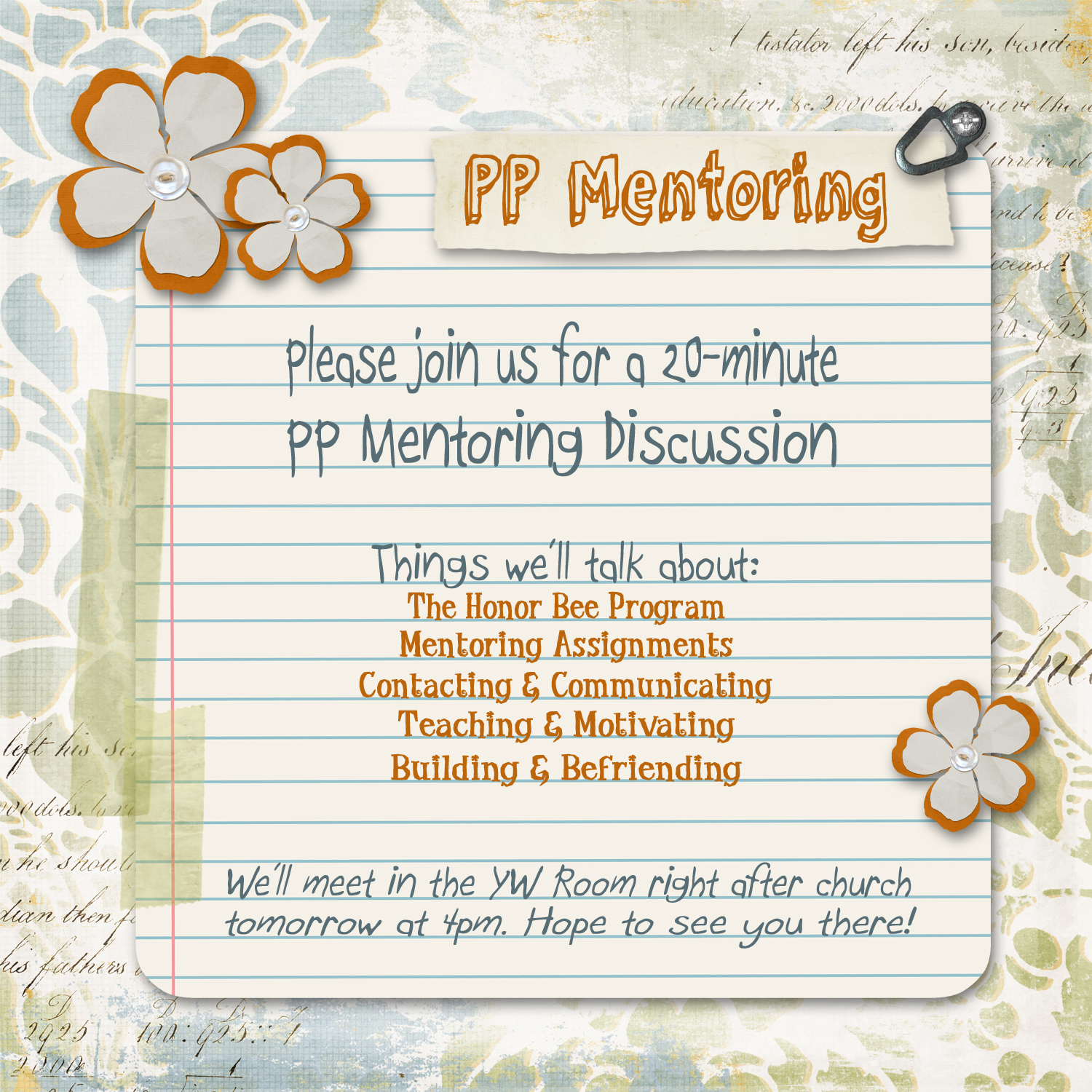 YW Designs: Personal Progress Mentoring