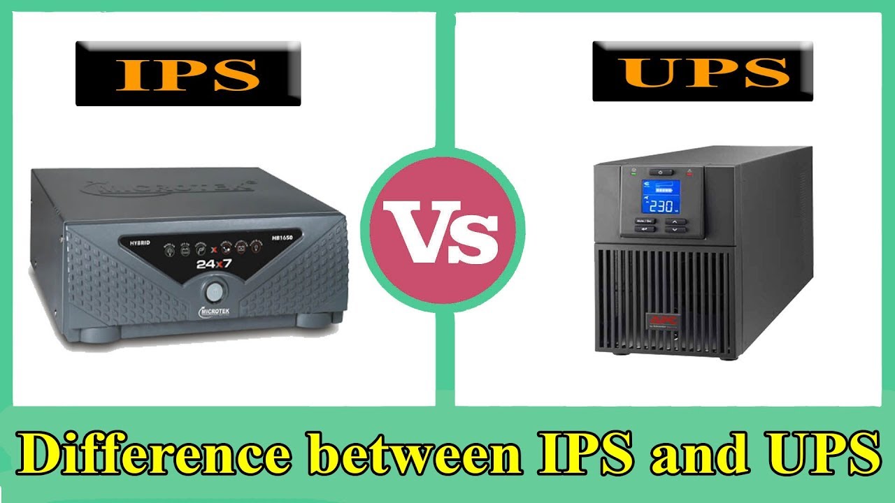 UPS vs IPSঃ পার্থক্য, জানার জন্য