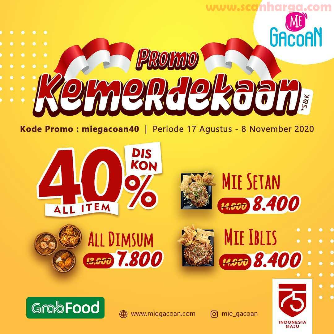 Promo Mie Gacoan Merdeka Diskon 40% All Item Periode 17 Agustus - 8 ...