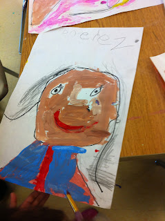 Art Project Girl: Kindergarten Self Portraits
