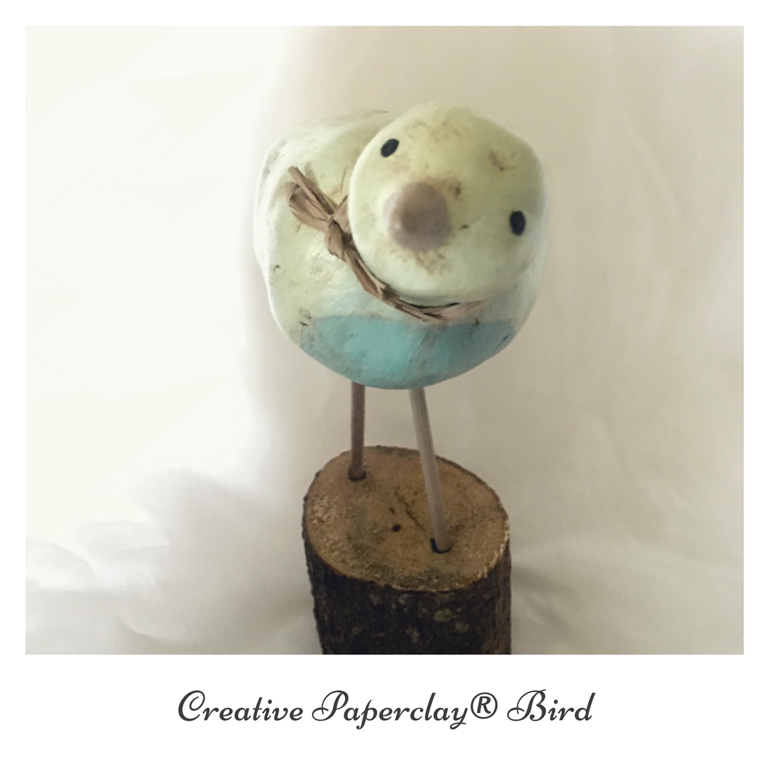 Creative Paperclay® air dry modeling material: Sculpting a Bird Using ...