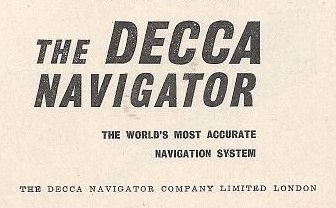 ARCANE RADIO TRIVIA: Decca Navigator System