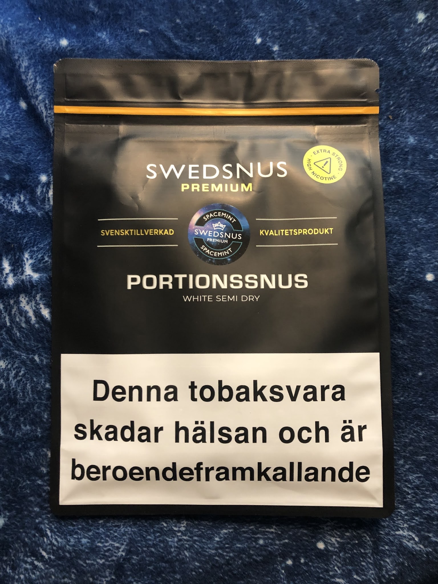 SwedSnus: Spacemint 300 DIY Snus Portion - Review. 23 January 2021.