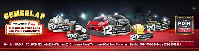 PROGRAM HADIAH UNDIAN TELKOMSEL-POIN Eds/Tahun 2015