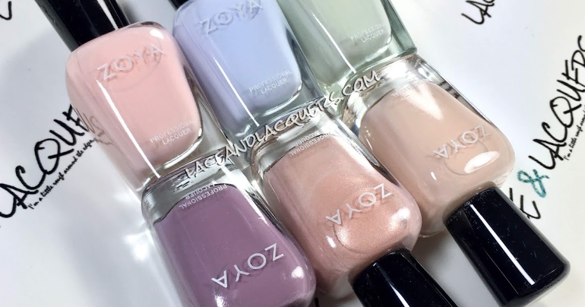 Lace and Lacquers: ZOYA: Spring 2020 Calm Collection [Colleen, Emerson ...