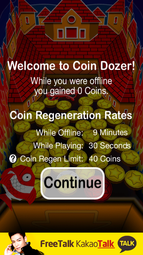 Start the Coin Dozer GUide
