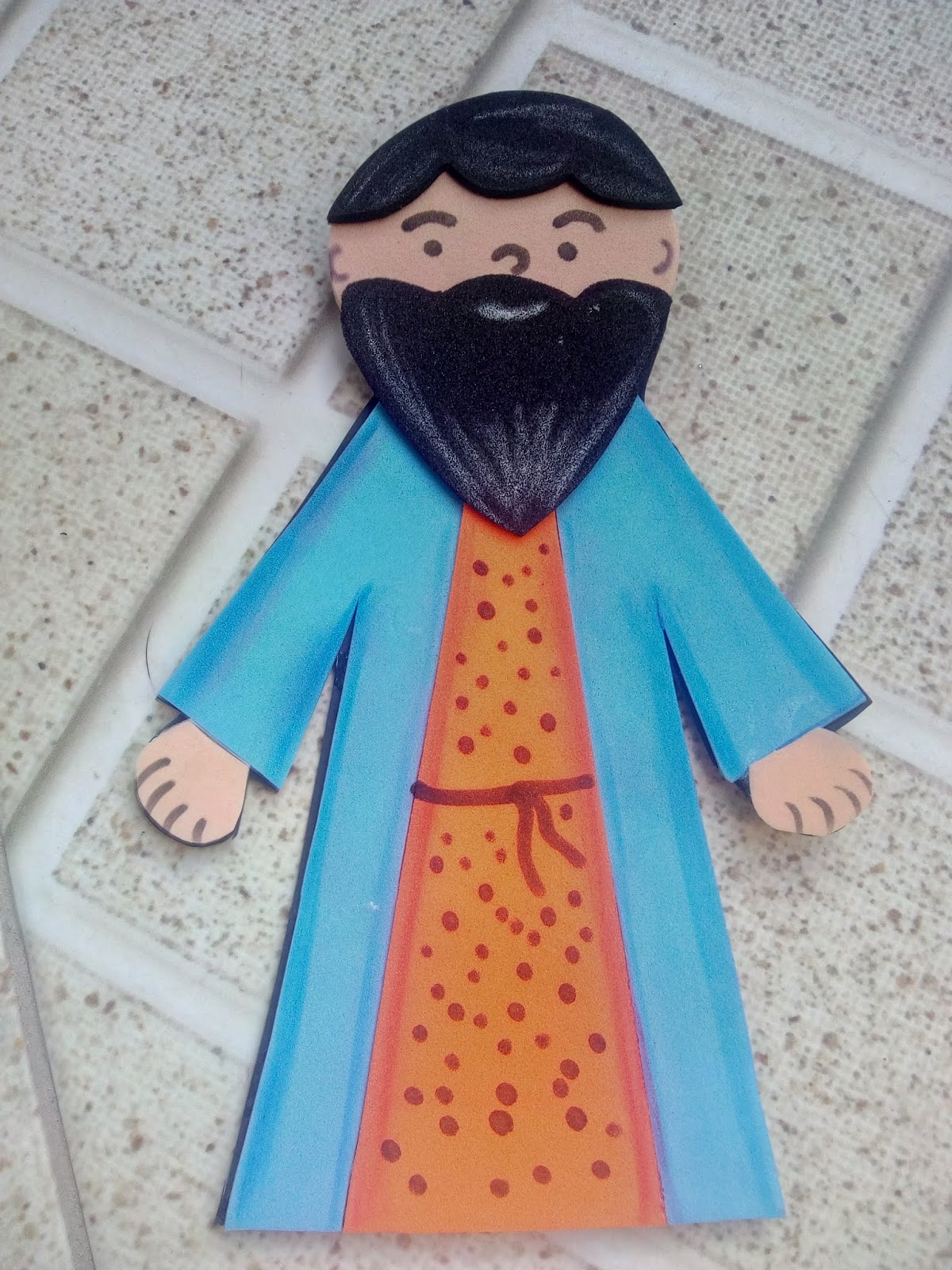 Artes: Moldes de Jesus e discípulos para você usa em sua pregação.