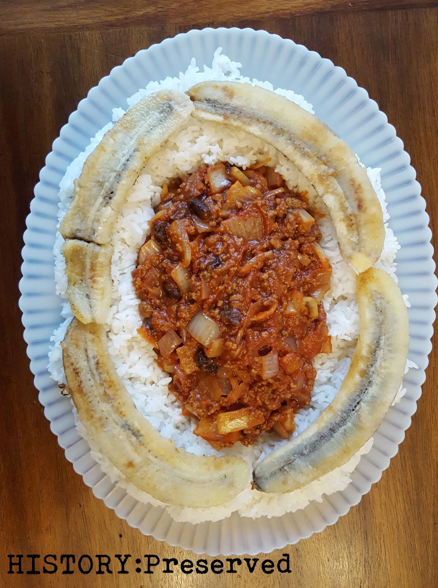 Ration Recipe: Beef Curry & Bananas
