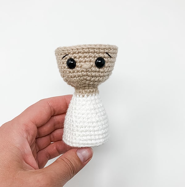 Free Crochet Joseph Pattern - Nativity CAL Part 7 - Grace and Yarn