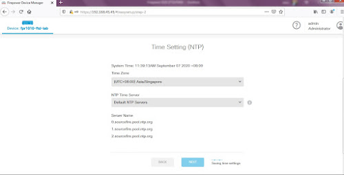 My Cybersecurity Journal: Cisco Firepower 1010 Initial Configuration via Setup Wizard