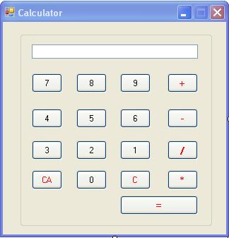 C#(Sharp).NET: C#(Sharp) Code to Make Simple Calculator -Program