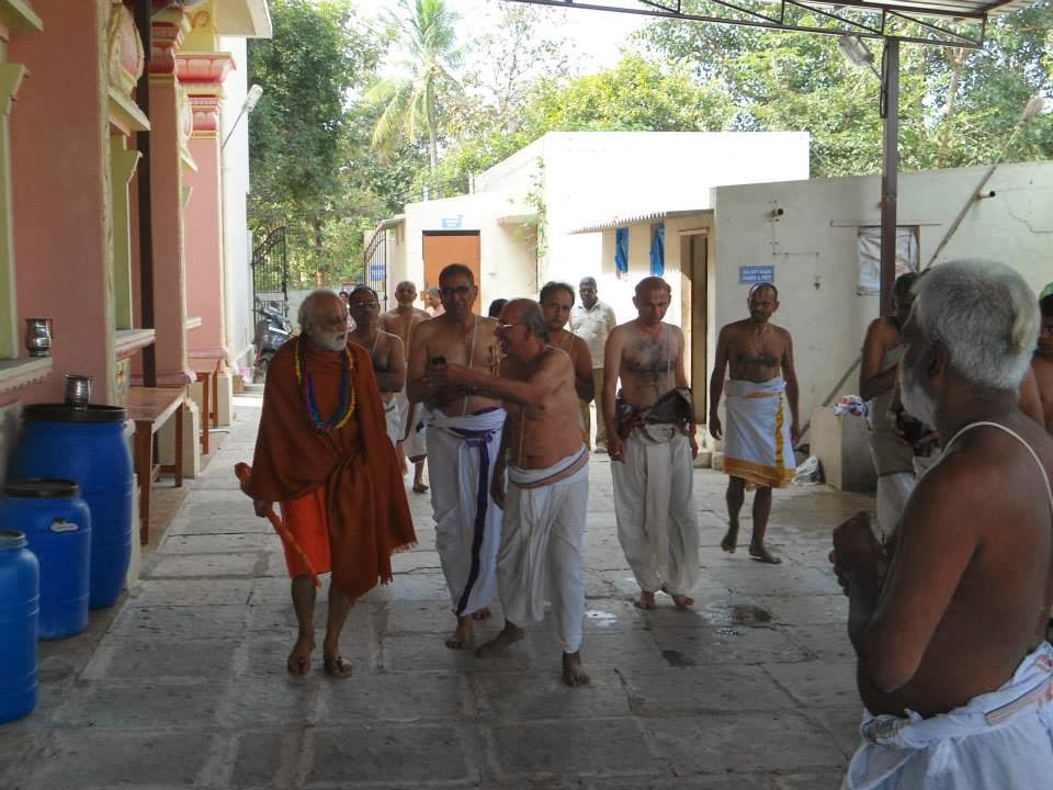 Hayagriva thiruvaradhanam and Mangalashasana at Andavan Ashram by ...
