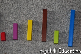 Highhill Homeschool: Multiplication and Square Numbers with Cuisenaire Rods