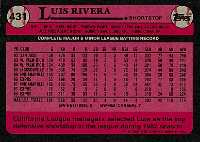oh my o-pee-chee! (oh mon o-pee-chee!): 1989 luis rivera
