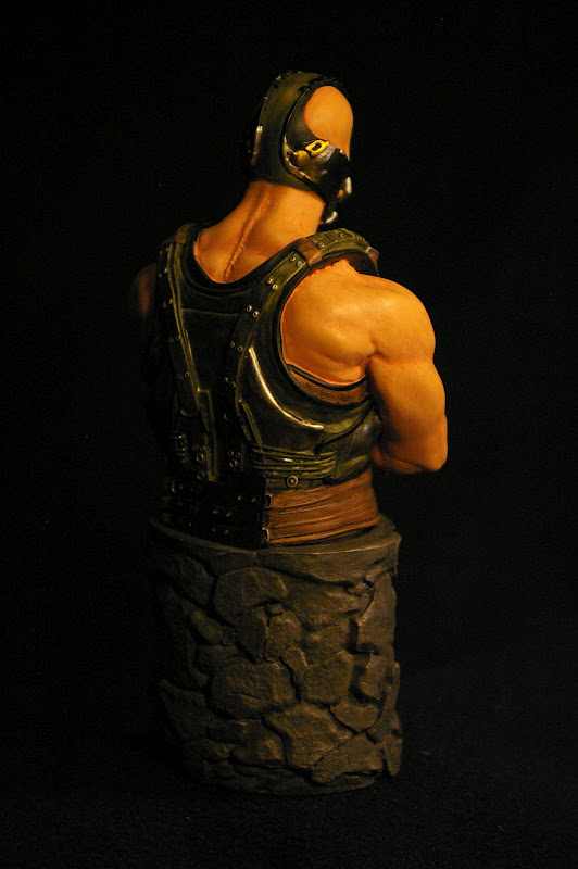 Action Figure Adventures: Bane Bust & Statue - Dark Knight Rises