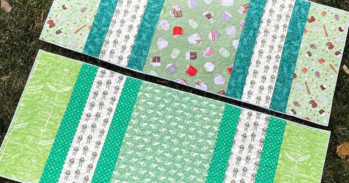 Grace and Peace Quilting: ⼆ Two Easy Peasy Table Runners🏃🏼