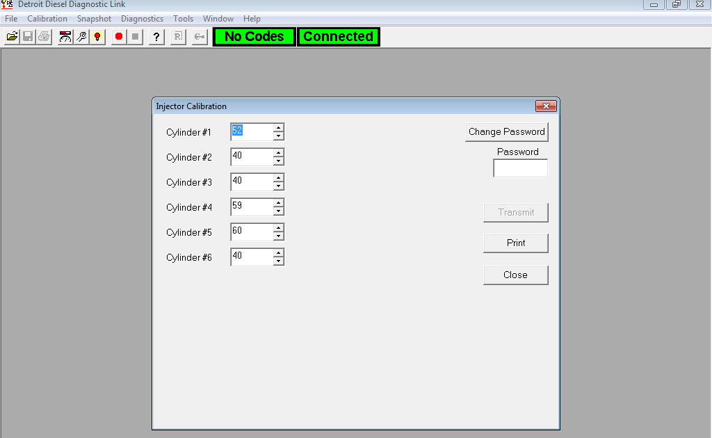 Injector Calibration on Detroit Diesel Diagnostic Link (DDDL) Software ...