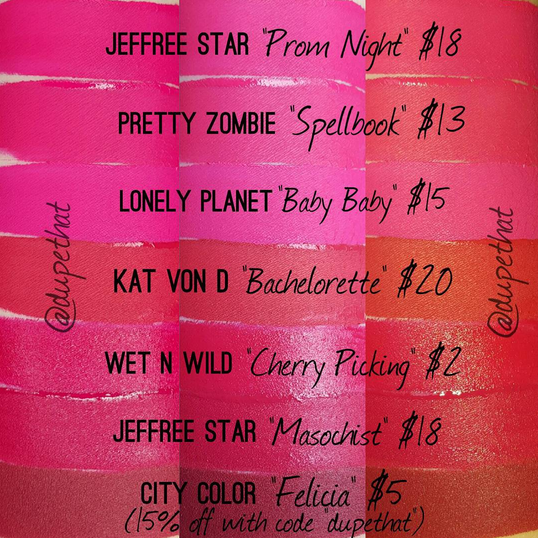 Dupethat: Jeffree Star Prom Night Dupes