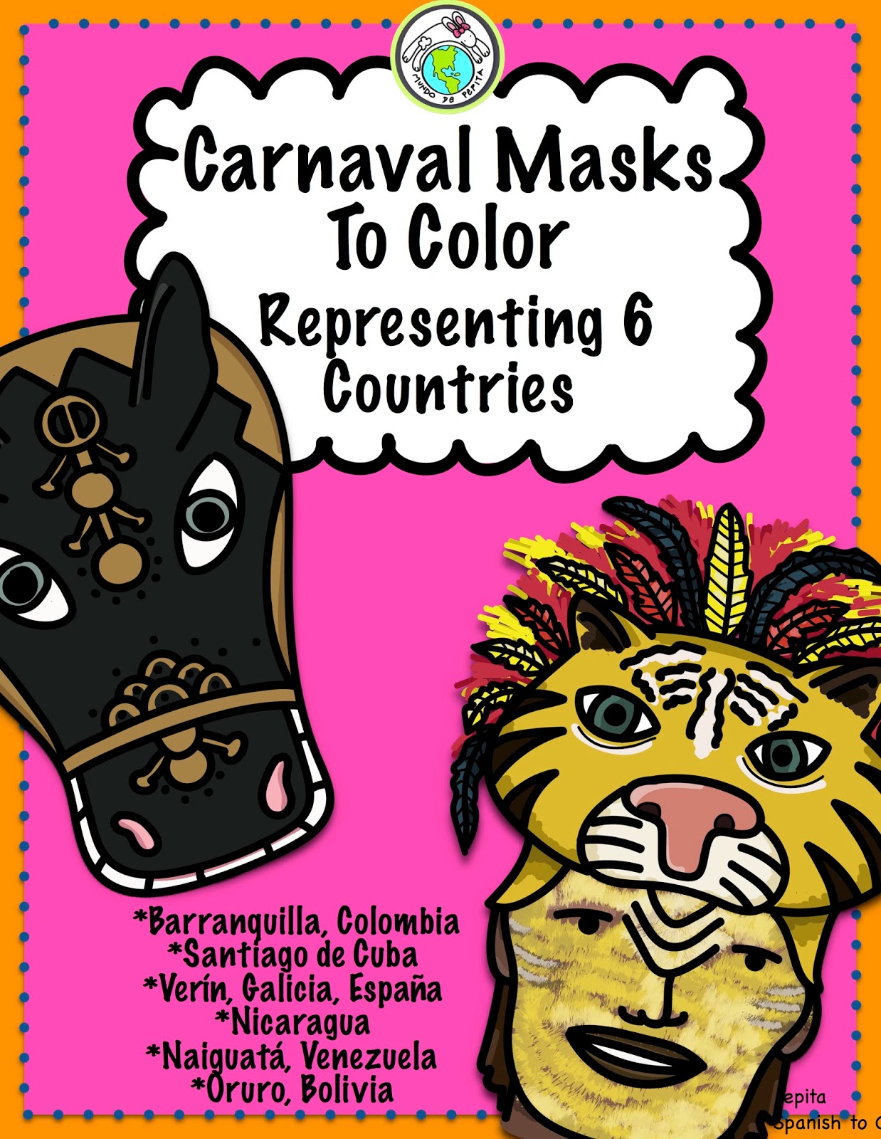 Kid Friendly Carnaval Activities for Spanish Classes | Mundo de Pepita
