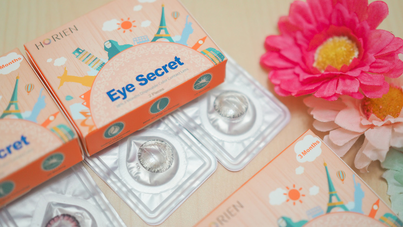 Horien Eye Secret Contact Lens Review (Before & After Photo) | Chanwon ...