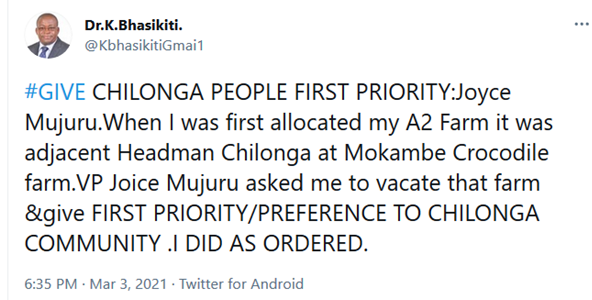 CHAMISA SLAMS ED OVER CHILONGA EVICTIONS newsdzeZimbabweNewsdzeZimbabwe