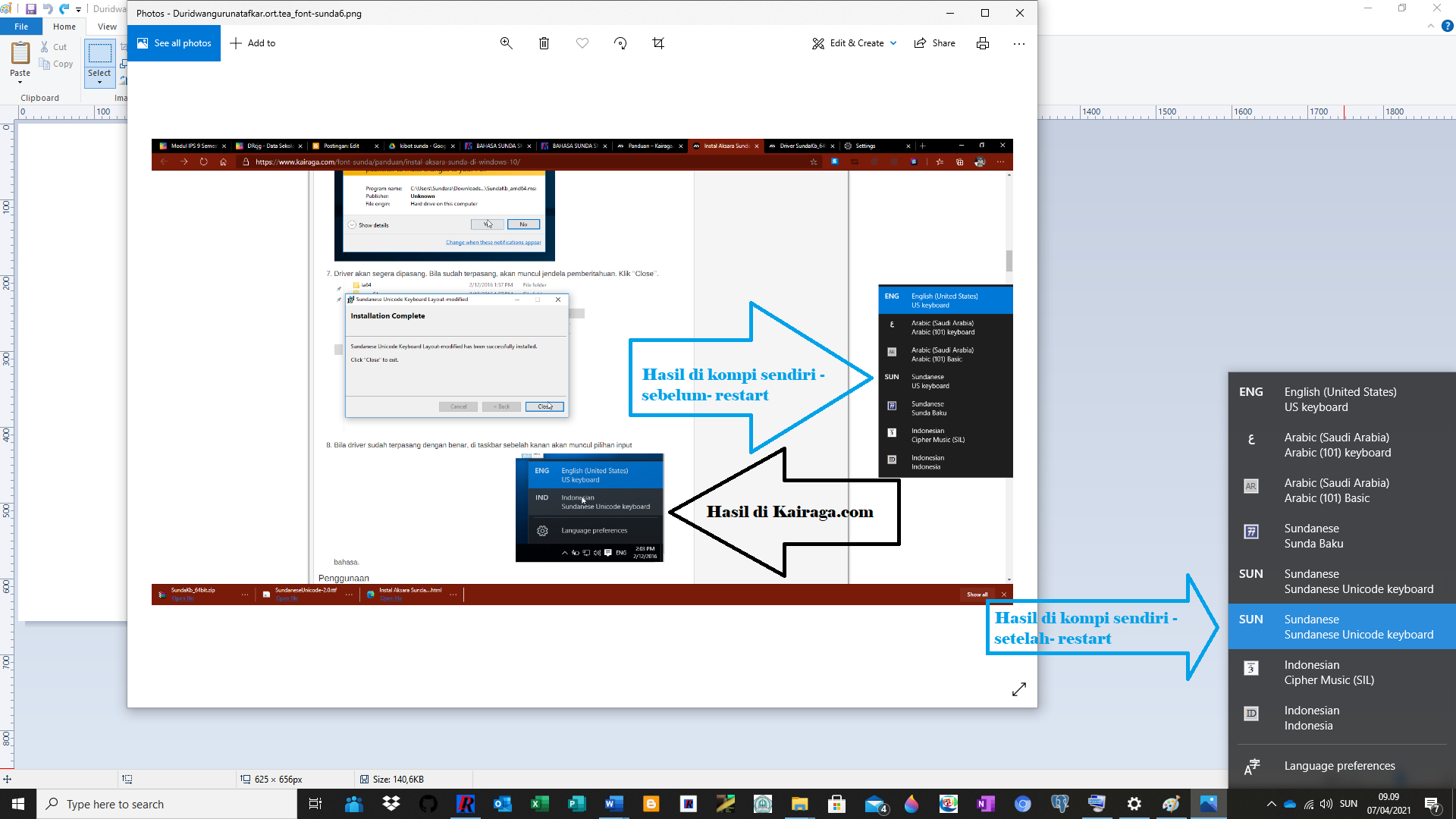 D'RID-ONE PUTRA MENA-ONE: Keyboard | Kibot Sunda di Windows 10