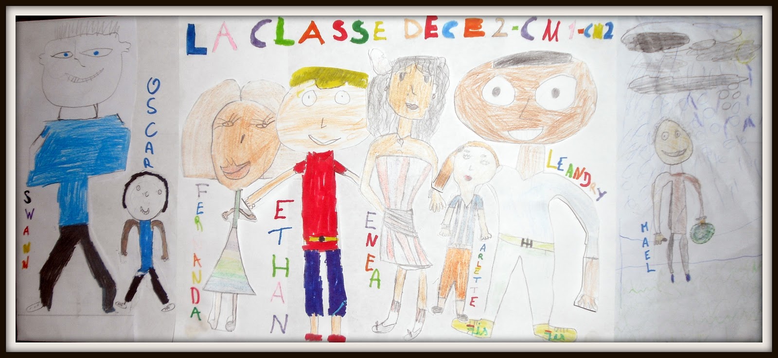 La classe des CE2 CM1 CM2 2012-2013: La nouvelle photo de classe...