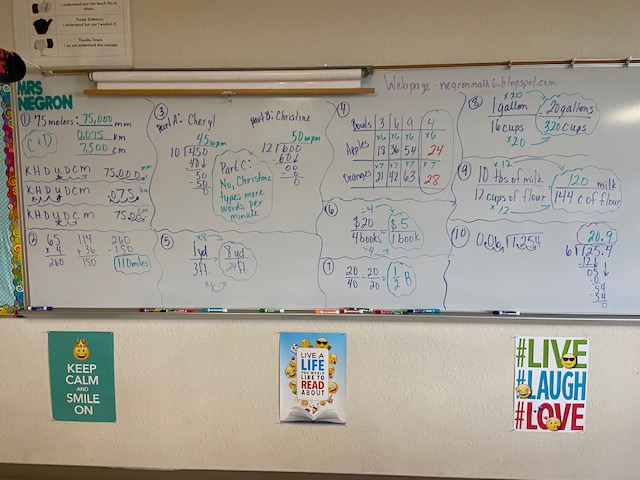 Mrs. Negron 6th Grade Math Class: Module 7 Study Guide