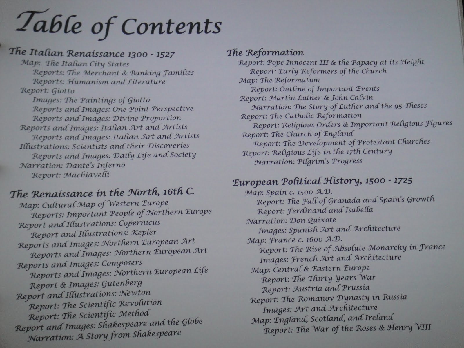 Homeschooling While Living the Life of Easier: History Portfolio Review